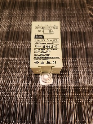 Bag Electronics Igniter HS100/400W HI70/400W Hi-Ce 35-400W (NI400LE4K ...