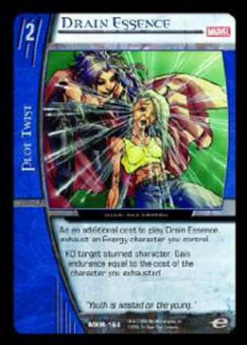 VS System: Drain Essence [Played] Marvel X-Men TCG CCG Classic Marvel ...