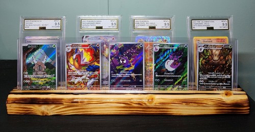 (3 stands) Tcg Display Card Stands *For Graded Slabs And Toploaders ...