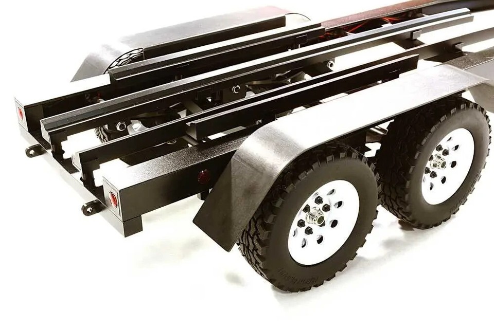 Integy Machined Alloy Dual Axle Boat Trailer Kit for 1/10 Scale RC ...
