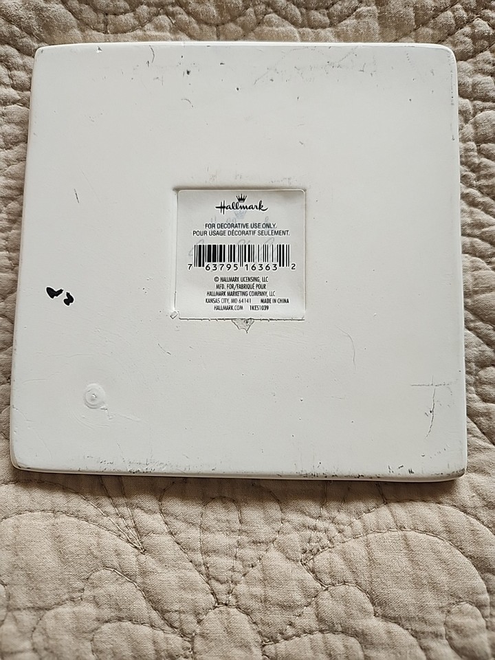 Hallmark By Ken Sheldon "Holding On Letting Go" Decorative Ceramic Tile ...