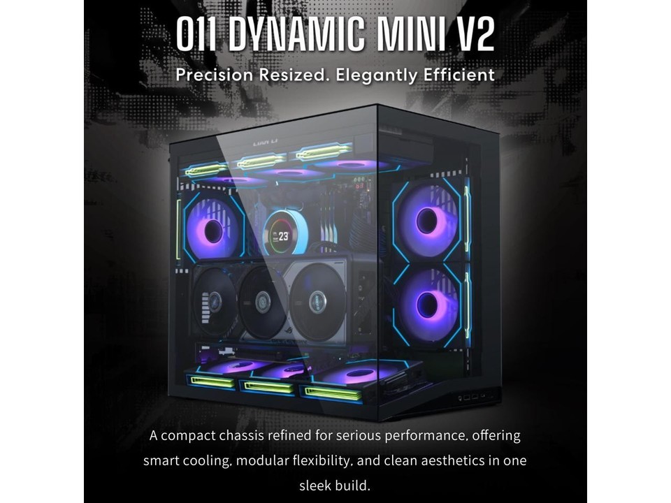 LIAN LI O11D MINI V2 Flow | Compact ATX Mid-Tower Airflow Computer Case ...