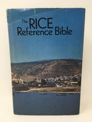 The Rice Reference Bible KJV - John R. Rice Hardcover w/Dust Jacket ...