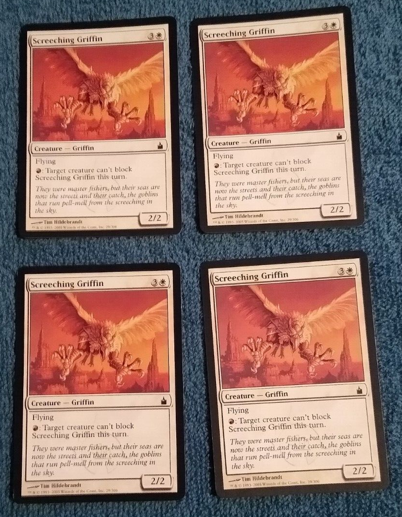 SCREECHING GRIFFIN MTG RAVNICA CITY OF GUILDS COMMON X4 LIGHT PLAY | eBay