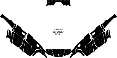 2020+ Can Am HD10 BRP Defender Decal Graphic Kit Wraps Vector Template ...