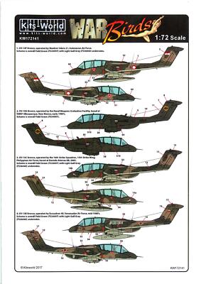 Kits World Decals 1/72 NORTH AMERICAN ROCKWELL OV-10 BRONCO | eBay