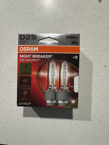 OSRAM Xenarc Night Breaker D2S Headlight Bulbs 35W, Twin Pack 66240XN2 ...