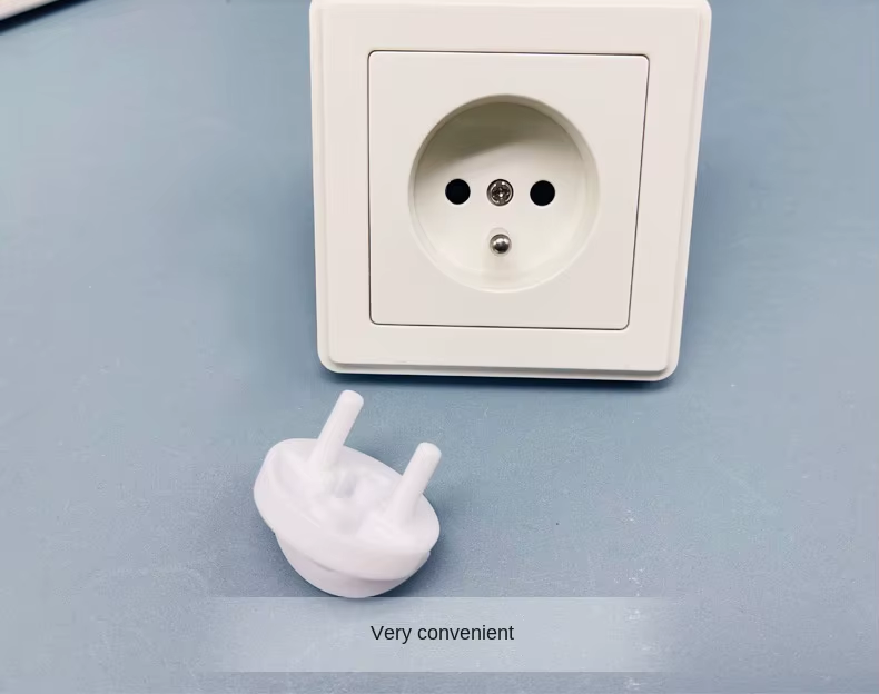 White Electrical Safety Socket Protective Cover Baby Care Safety Guard ...