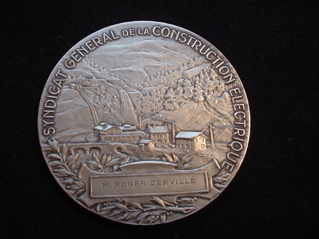France, Electrical Engineering Union Award Medal By Charles Pillet | eBay