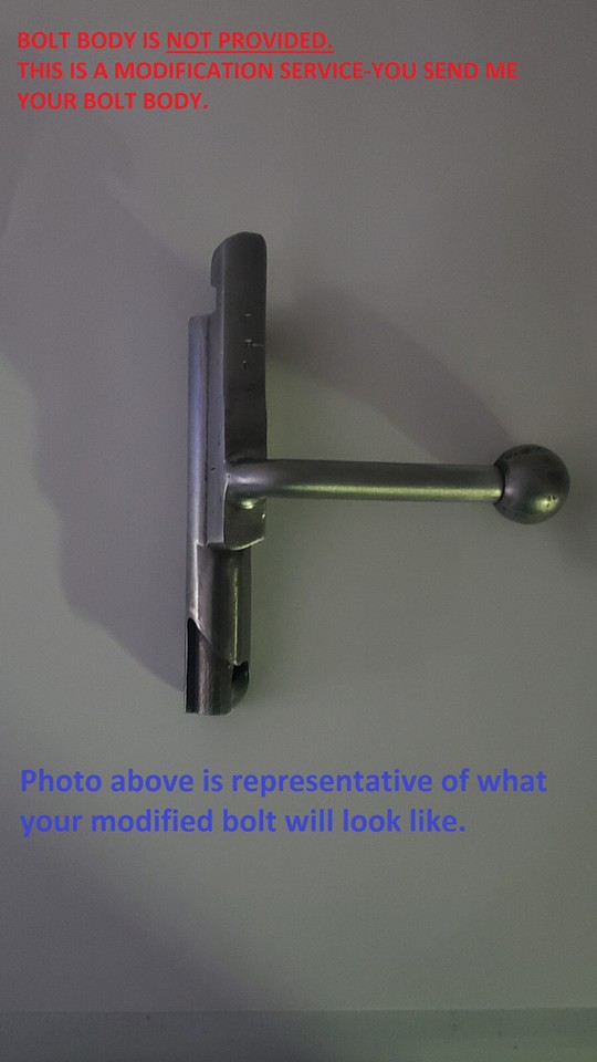 Mosin-Nagant Sniper Style Bolt Body Modification SERVICE (YOUR bolt ...