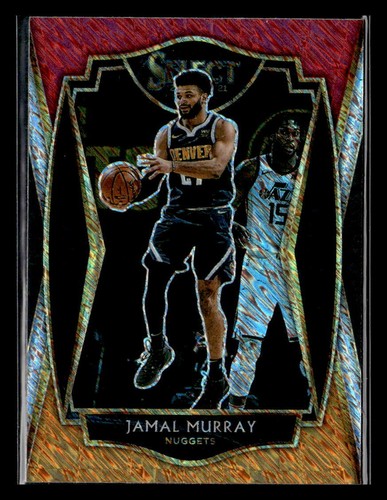 2020-21 Panini Select #142 Jamal Murray Red White Orange Shimmer | eBay