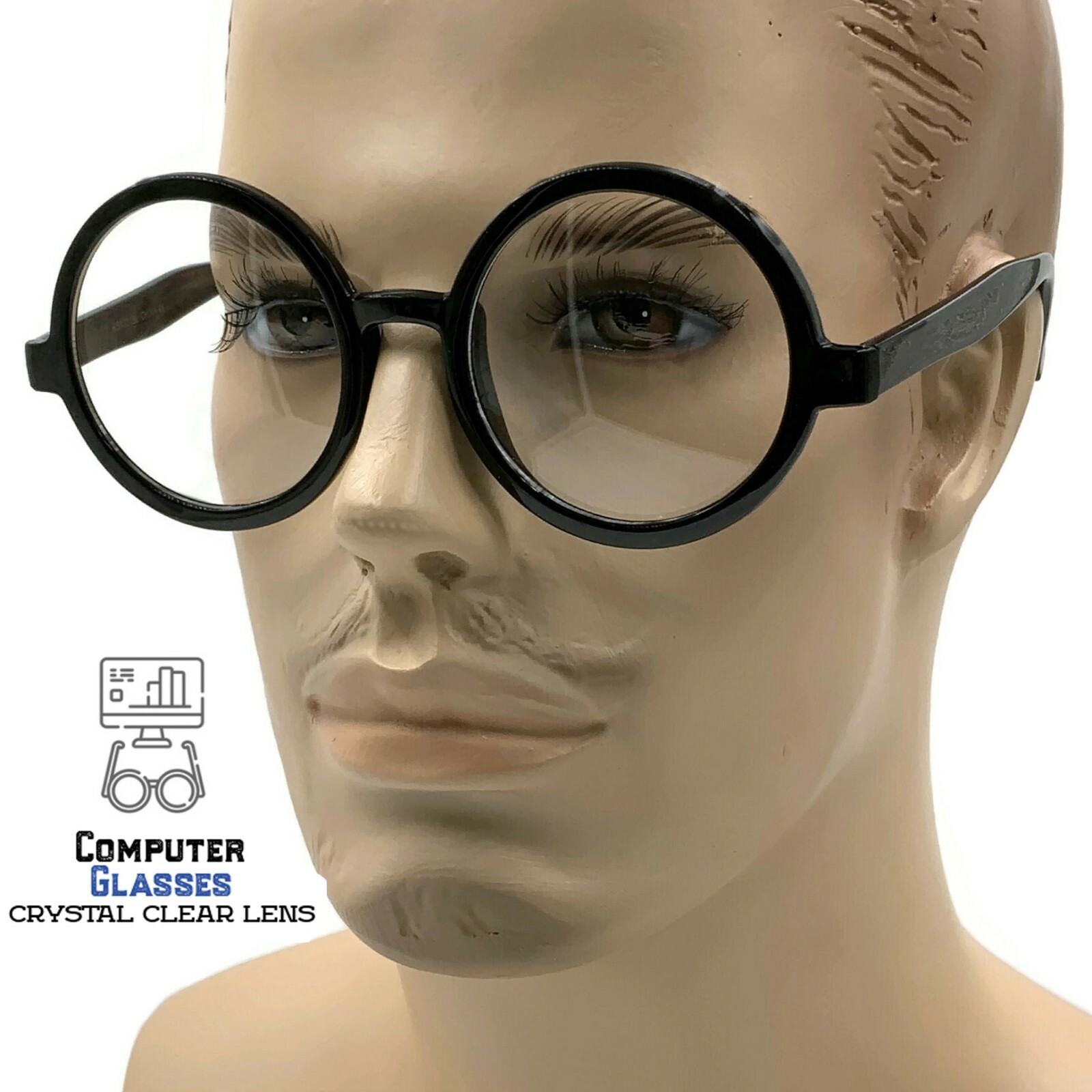 Waldo Fun BLUE LIGHT BLOCKING Glasses Round Vintage Computer Screen ...