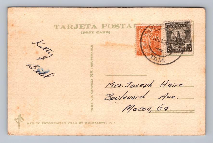 Puente Sobre El Rio Bravo REYNOSA Tamaulipas Antique Mexico Postcard ...