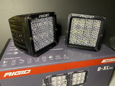 Rigid Industries D-XL Pro Diffused Pair 322313 Led Light Pod 12/24v ...