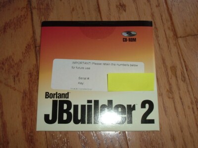 Borland JBuilder 2 original disks with Serial Number and KEY ! | eBay