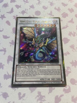 Yu-Gi-Oh! TCG Ancient Pixie Dragon Premium Gold Pgld-En006 1st Edition ...