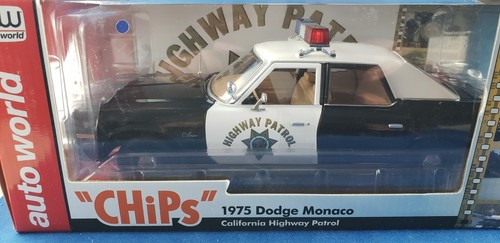 Autoworld 1975 Dodge Monaco "Chips" California Highway Patrol 1:18 ...