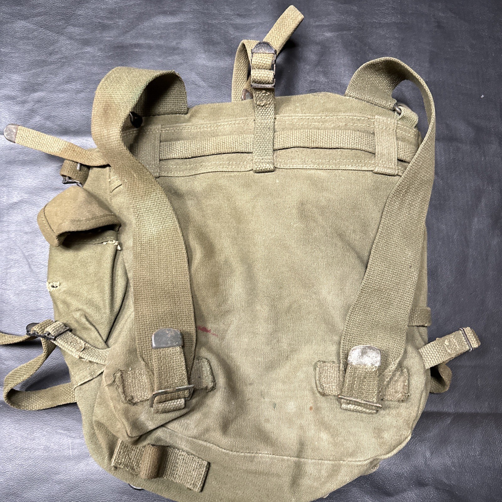 Vtg US Army Military Field Pack Combat rucksack backpack no frame - 301 ...