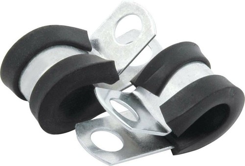 Aluminum Line Clamps 3/16" Rubber Lined Adel style clips 1/4 Mounting ...
