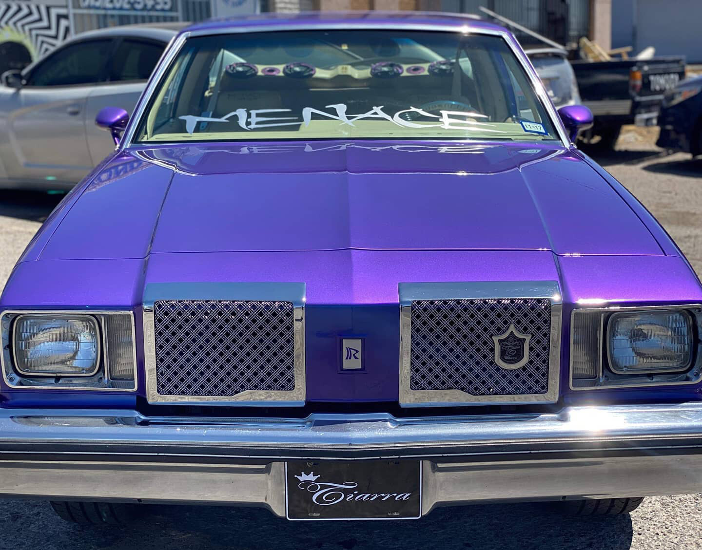 1978 1979 Olds Cutlass Supreme chrome grill triple weave mesh grille ...