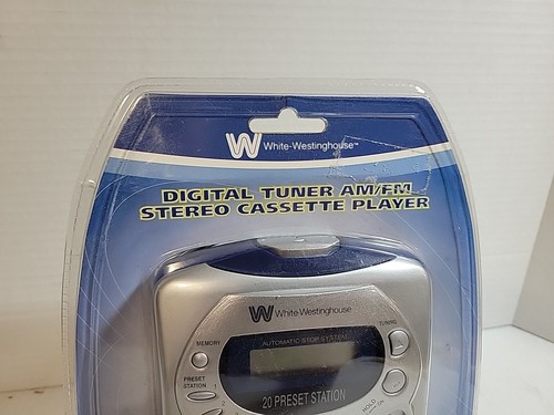 White-Westinghouse WCS-12456 Portable AM/FM Radio Cassette Player - New ...