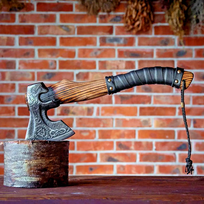 Viking Axe Replica – Handmade Norse Medieval Decor | Cosplay Prop ...