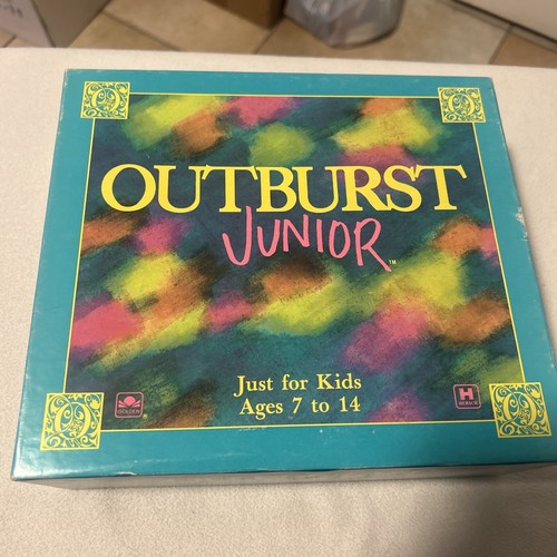 Outburst Junior 100% Complete Board Game Jr Golden 1989 | eBay