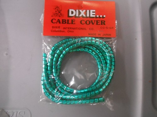 NOS Dixie Universal Green Five Feet (60") Motorcycle Cable Cover CC-5 ...