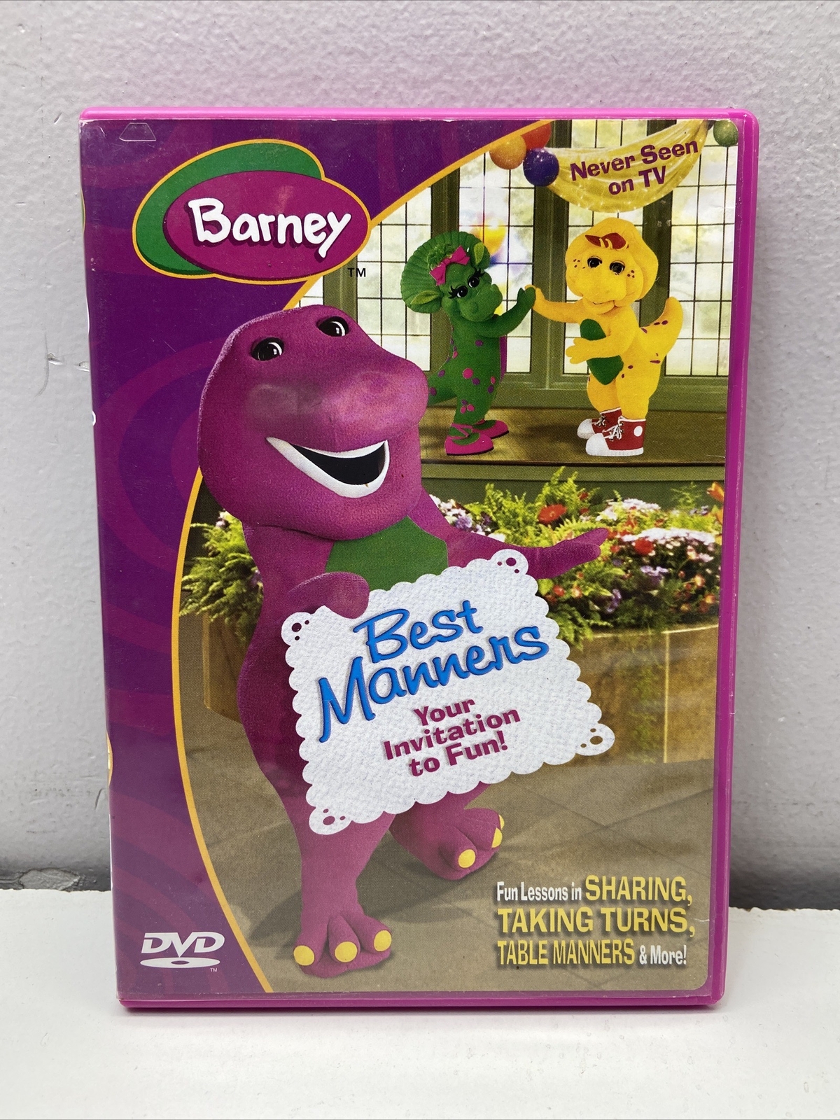 Barney - Barney’s Best Manners DVD 2003 BUY 2 GET 1 FREE! Fast Shipping ...