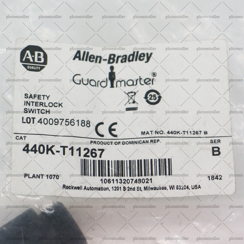 New Allen Bradley 440K-T11267 Guardmaster Trojan T15 Tongue Interlock ...