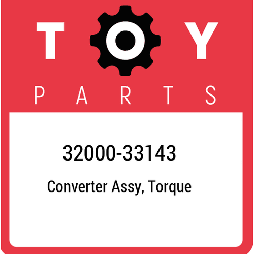 32000-33143 Toyota Converter assy, torque 3200033143, New Genuine OEM ...