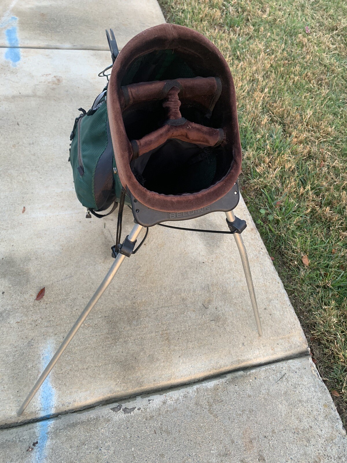 Belding Sports Balance Stand/Carry Bag 4-way With Rain Cover Green NO ...