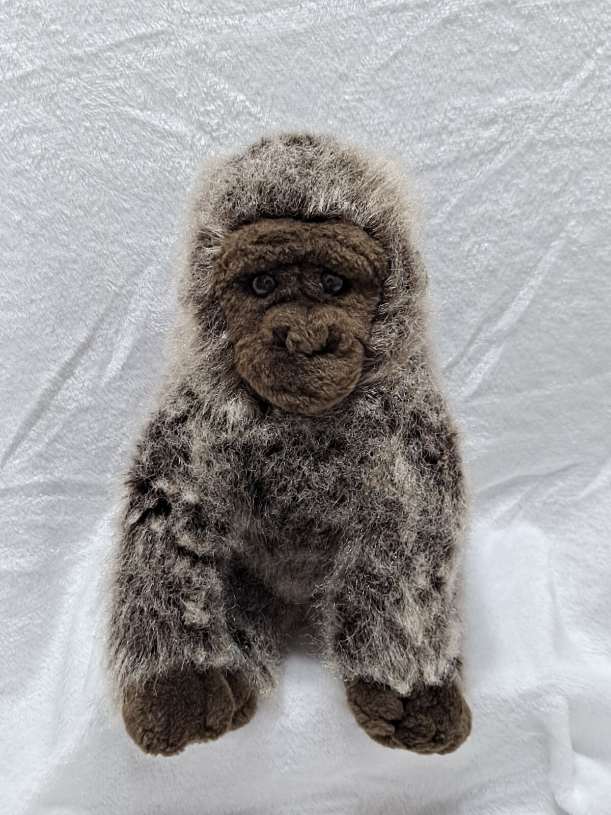 2002 TY Classic RUMBLES Gorilla 10" Plush; Silver/Brown Ape; Realistic ...