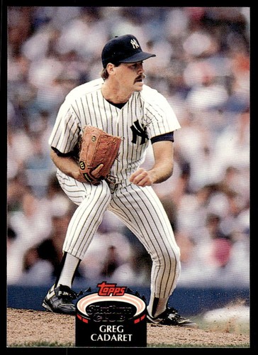 1992 Stadium Club #176 Greg Cadaret New York Yankees Baseball | eBay