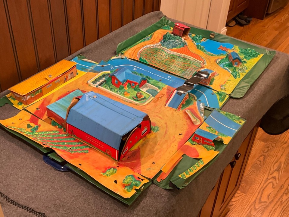1970 Matchbox Country Playset Vinyl Plastic Carry Case Vintage Toy Cars ...