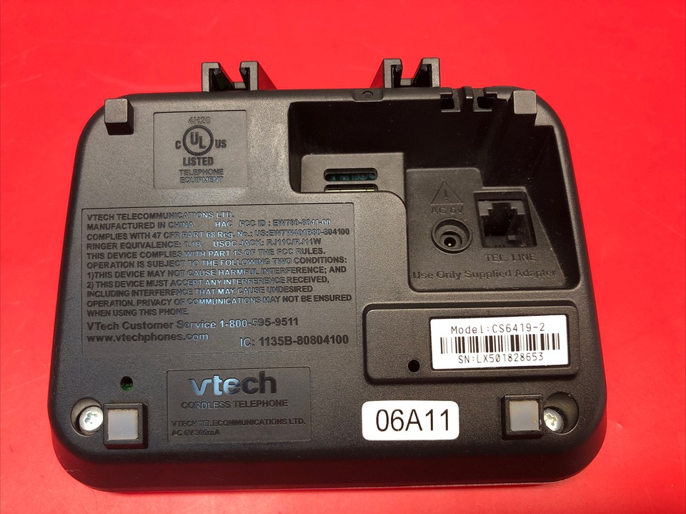 Vtech CS6419 2-Phone Holder READ | eBay