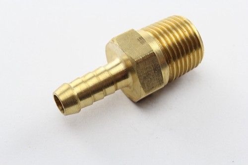 TUBEFIT P3-0608 BRASS MALE TAILPIECE 3/8" HOSE END x 1/2" BSP MALE ...