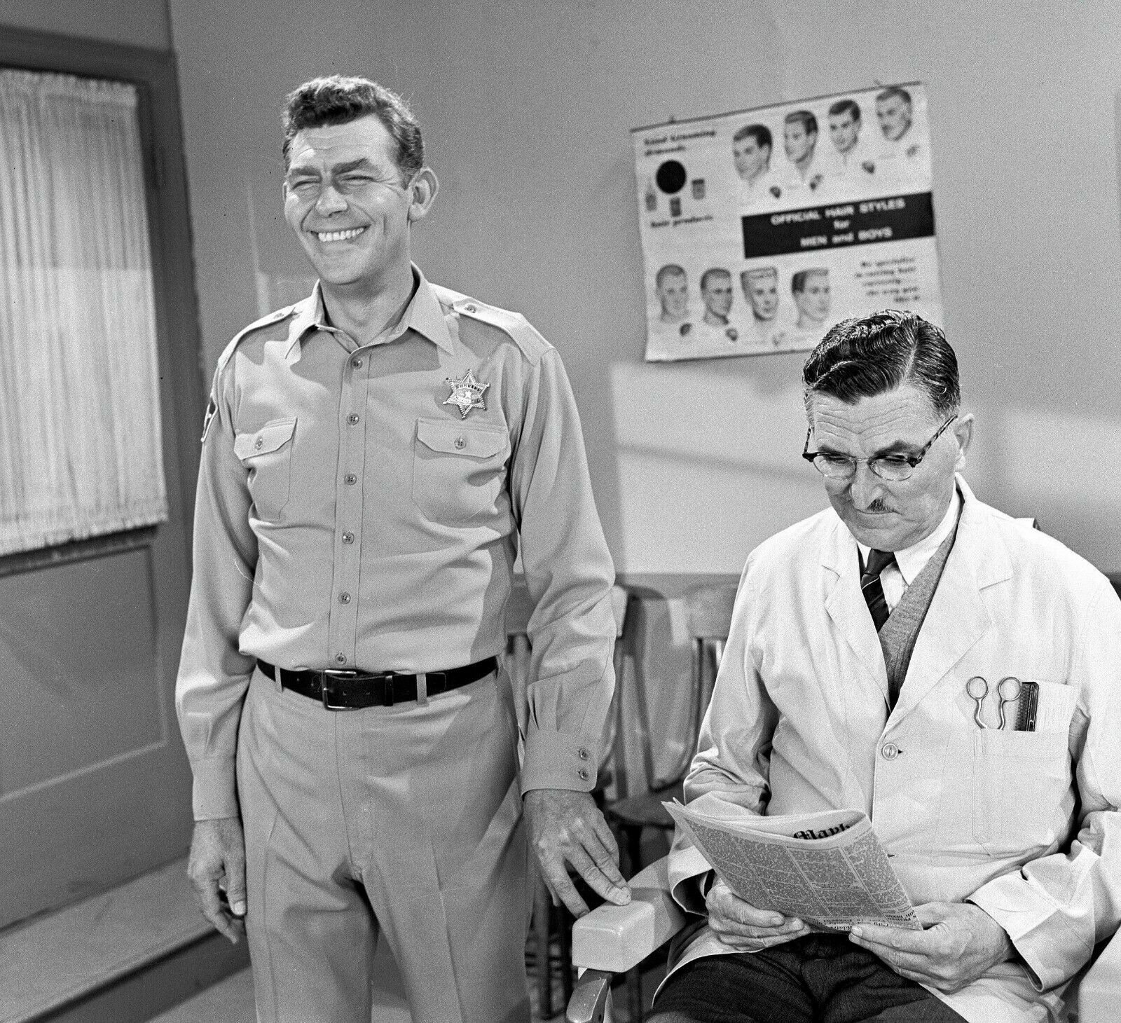 Andy Griffith Show Floyd Lawson Floyd's Barber Shop 1960's 11x14 Glossy ...