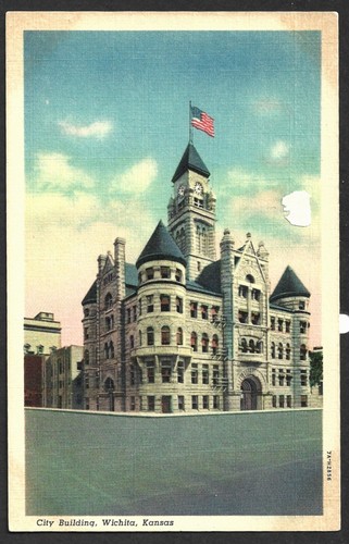 Wichita, Kansas Lot of Five (5) Vintage Postcards, both used and UNUSED ...