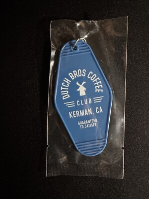 Grand Opening Exclusive-Dutch Bros Keychain Kerman,CA Blue | eBay