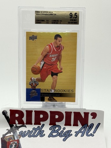 2009-10 Upper Deck STEPHEN CURRY RC #234 Star Rookie BGS 9.5 WOW! | eBay