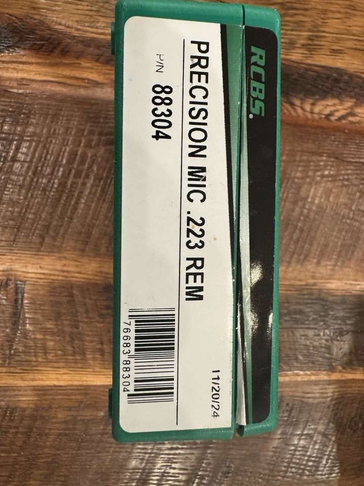 RCBS Precision Mic .223 Rem - 88304 | eBay