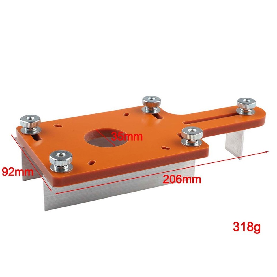 Wood Router Slotting Locator Base for DIY Woodworking Projects and ...