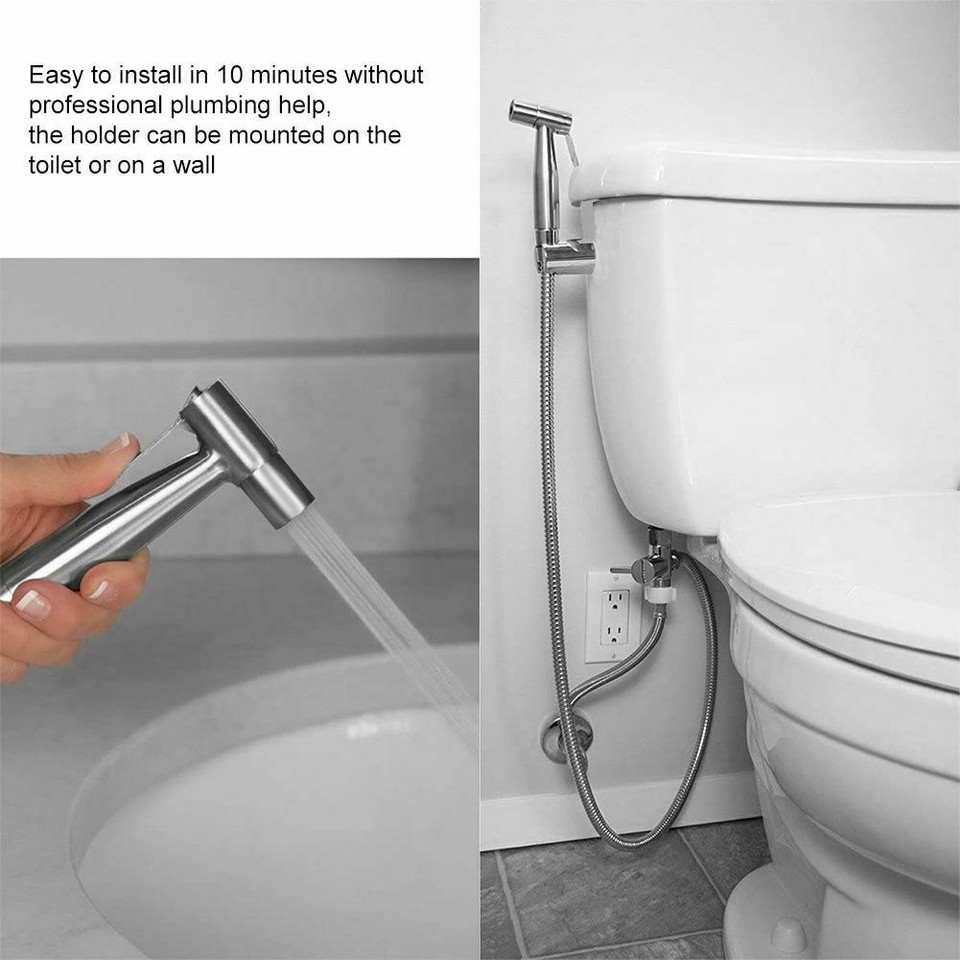 Luxury Handheld Bidet Toilet Jet Spray Muslim Hygienic Shattaf Douche ...