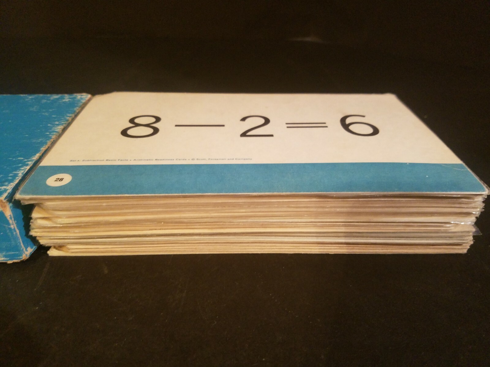 Arithmetic Readiness Flash Cards Subtraction Scott Foresman Math Home ...