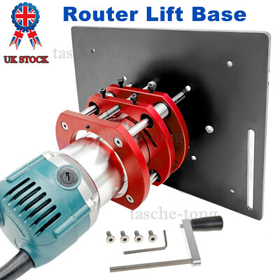 Router Table Lifter Stainless Steel 4Jaw Clamping Lifting System ...