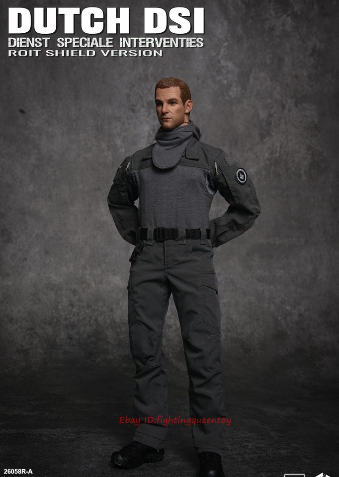 EASY&SIMPLE 26058R-A DUTCH DSI ROIT SHIELD VERSION 1/6 Action Figure ...
