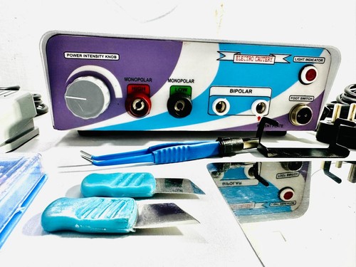 New Electro surgical Cautery Diathermy Bifrecator Monopolar Bipolar ...