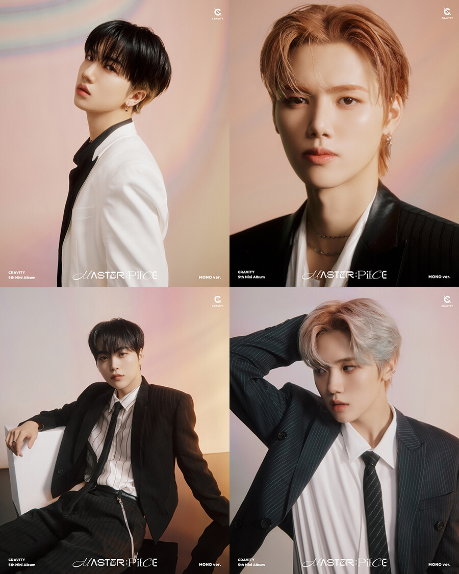 CRAVITY [MASTER:PIECE] 5th Mini Album/CD+Photo Book+Lyric+Card K-POP ...