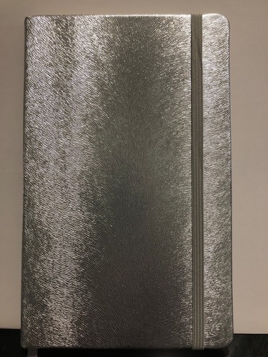 Attractive cover Note Book Silver 215mm x 138mm | eBay Australia